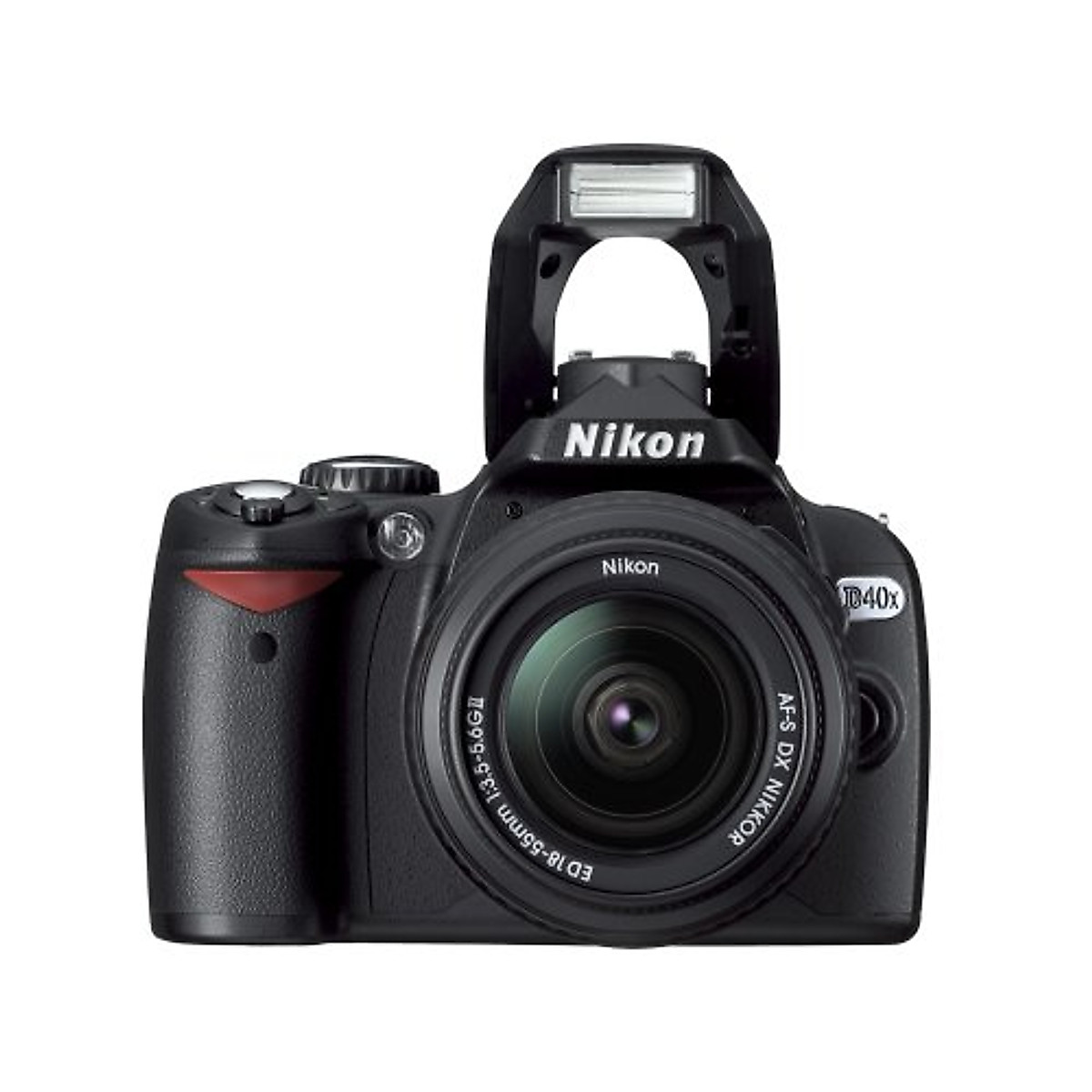 Nikon D40X DSLR Camera with 18-55mm f/3.5-5.6G ED II AF-S DX and 55-200mm f/4.5-5.6G ED AF-S DX Zoom-Nikkor Lens
