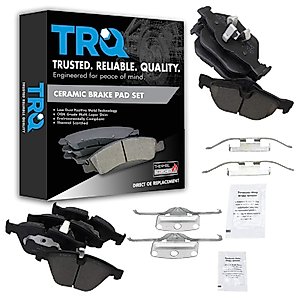 TRQ Front & Rear Premium Posi Ceramic Disc Brake Pads for BMW 328i 328xi X1 New