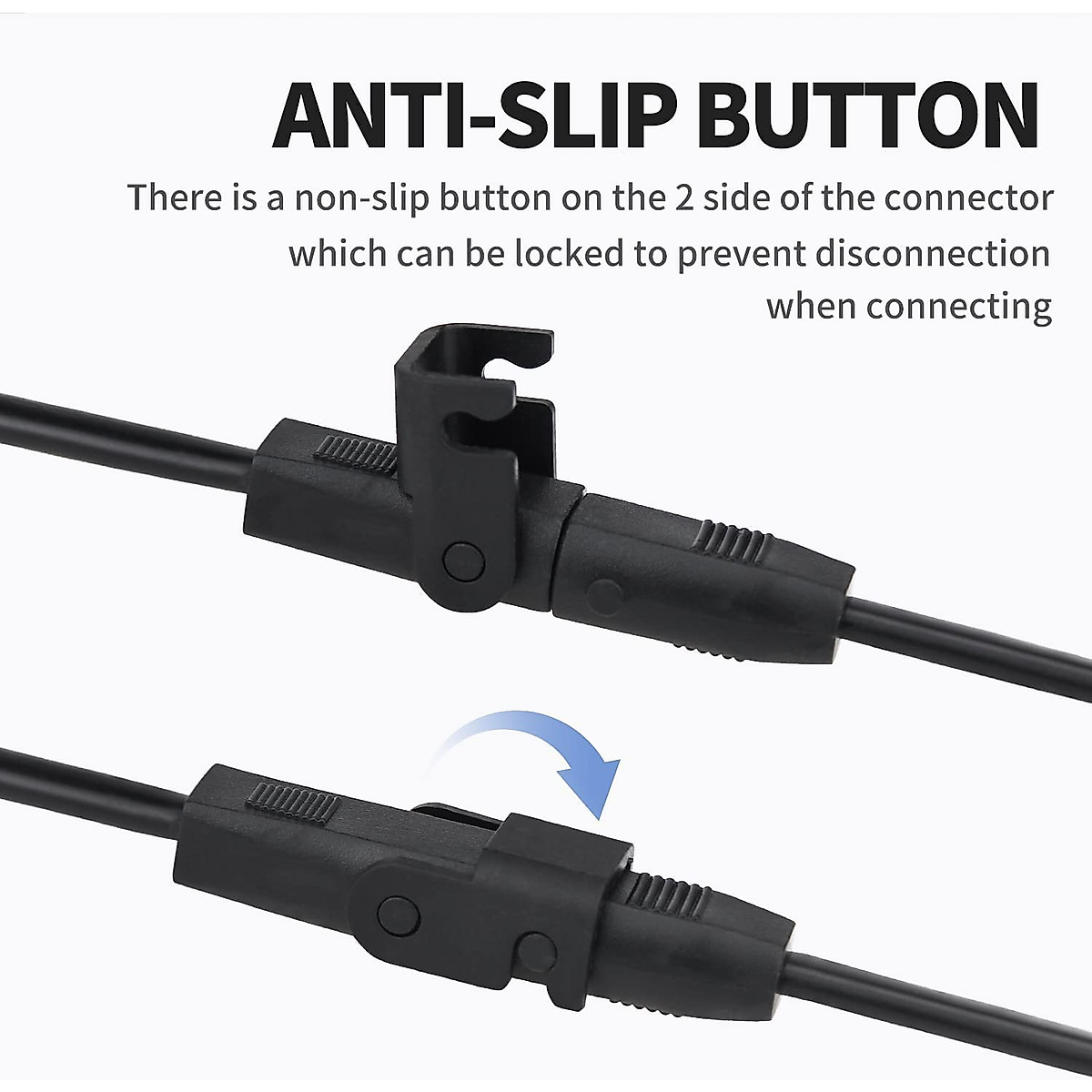 Aprelco 6.6ft Extension 2-Pin Sofa Recliner DC Output Cable Power Cord for Hmleaf OKIN LA-z-boy Lift Chair Recliner