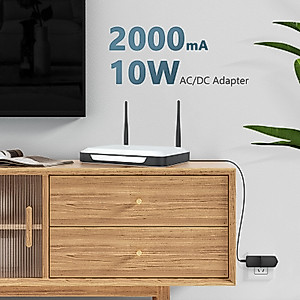 Waysse 5V 2A Power Adapter, 5V 2A Power Supply Adapter, 5V 2A AC Adapter 100V-240V AC Power Adapter Wall Charger for TV Box, Camera, Speaker,Router & More DC 5V Devices