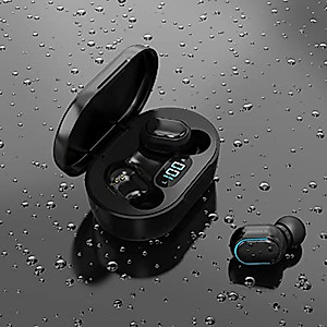 Teenway Bluetooth Earbud Headphones with Wireless Charging Case IPX6 Waterproof TWS Bluetooth 5.0 Stereo Headset E7S