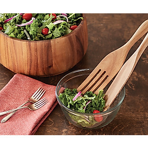 Fox Run 3-Piece Acacia Spurtle Set (Stirring Spatula/Spoon), 2 x 6 x 14.5 inches, Brown