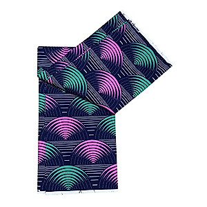 African Wax Fabrics Ethnic Ankara Wax Print 6 Yards for Party Dresses and DIY Upholstery Fabrics (P48)