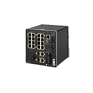 Cisco IE-2000-16PTC-G-E Network Switch Managed L2 Fast Ethernet (10/100) Power Over Ethernet (PoE) Black 16x 10/100Base-T Ethernet, 2X GE Combo, 4X Po