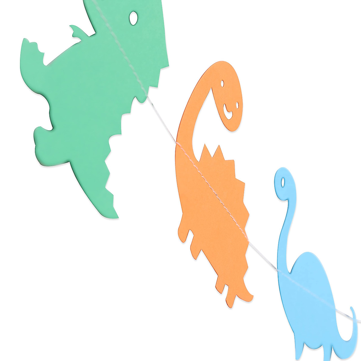 Dinosaur Flag Creative Garland Banner - Dinosaur Room Theme, Tyrannosaurus Rex Party, Paper Banner, Jurassic, Boy Children's Dinosaur Theme, Jurassic World Animal Party Supplies Background, Baby Shower, Photo Props