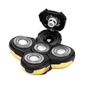 Replacement Shaver Head Blade,5 Heads Beard Replacement Blade,Universal Easy Install Electric Razor Shaver Head for Head and Face