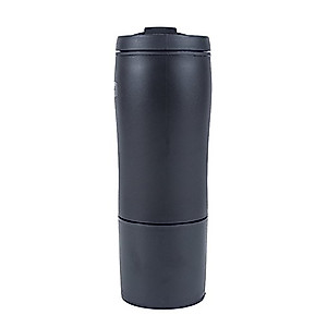 Mighty Mug Biggie Airlock Travel Mug, 16oz, Black