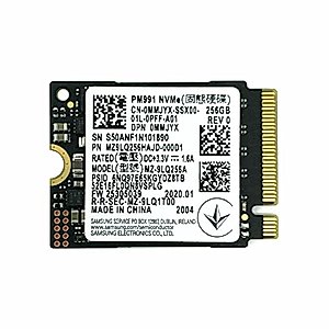 Sаmsuпg 256GB PCIe NVMe 2230 SSD (PM991) (OEM) 30MM