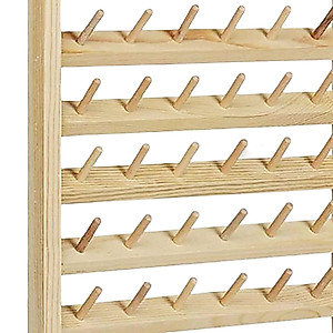 Fancyes 48 Spool Sewing Thread Mounted Sewing Holder Organizer Shelf for