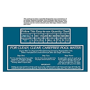 Robelle 4024 D.E./Diatomaceous Earth Powder for Swimming Pools, 24-Pound & Blue Devil D.E. Scoop with Handle, Perfect for Swimming Pools