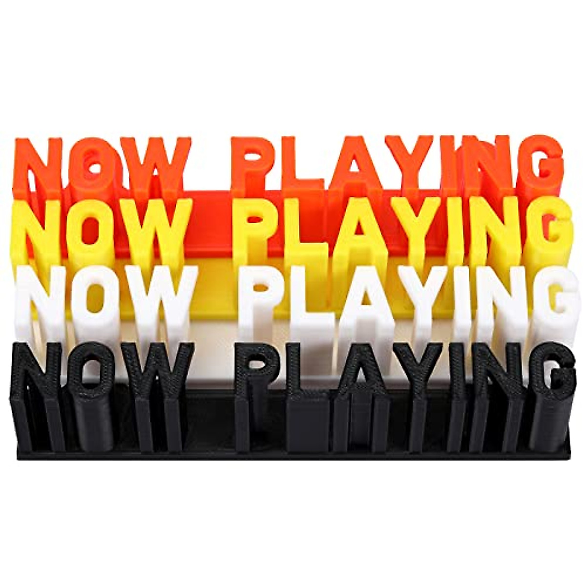 ONE WALL Now Playing Vinyl Record Stand Wall Mount Vinyl Record Holder Record Display Storage Holder for Album Hanging Storage Shelf, White