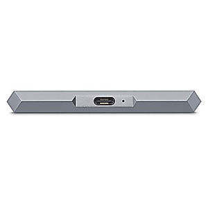 LaCie Mobile Drive 2TB External Hard Drive HDD – Space Gray USB-C USB 3.0, for Mac and PC Computer Desktop Workstation Laptop (STHG2000402) (Renewed)