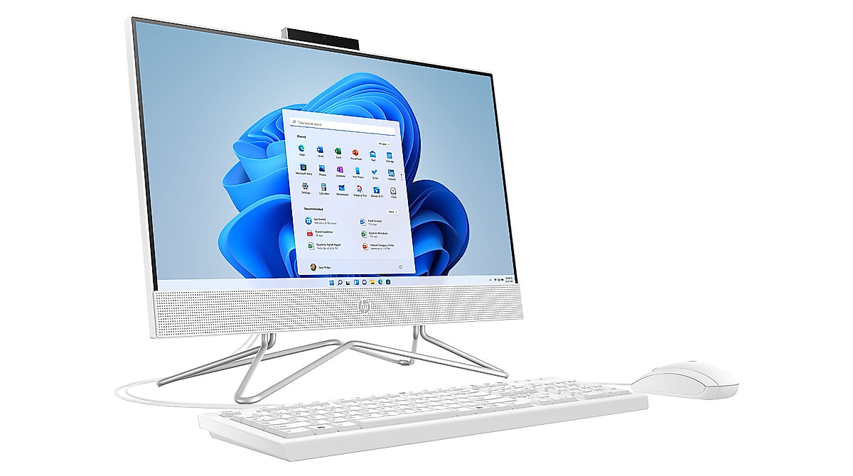 HP 22" All-in-One Desktop: Power & Style Combined