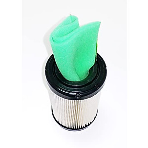 Air Filter Plus Pre-Filter Compatible With Briggs & Stratton Air Filter 796031, 591334, 594201, Pre-Filter 797704