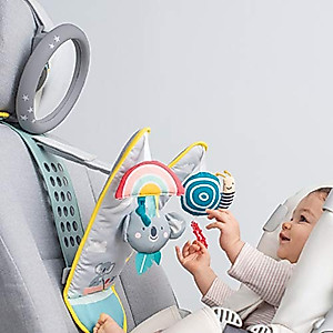 Taf Toys Koala in-Car Play Center | Parent and Baby’s Travel Companion, Keeps Both Relaxed While Driving. Car Activity Center with Mirror to Watch Baby from Driver’s Seat, for 0 Months and up