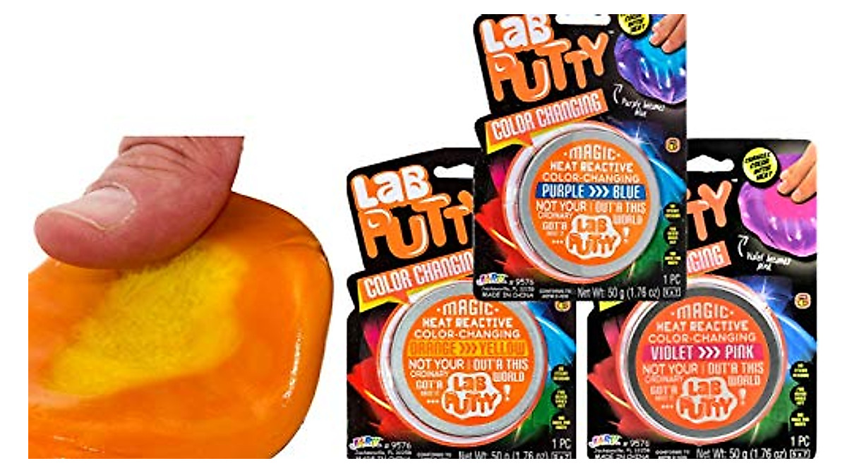 Color Changing Putty 3-Pack by JA-RU | Sensory & Stress Relief Toy