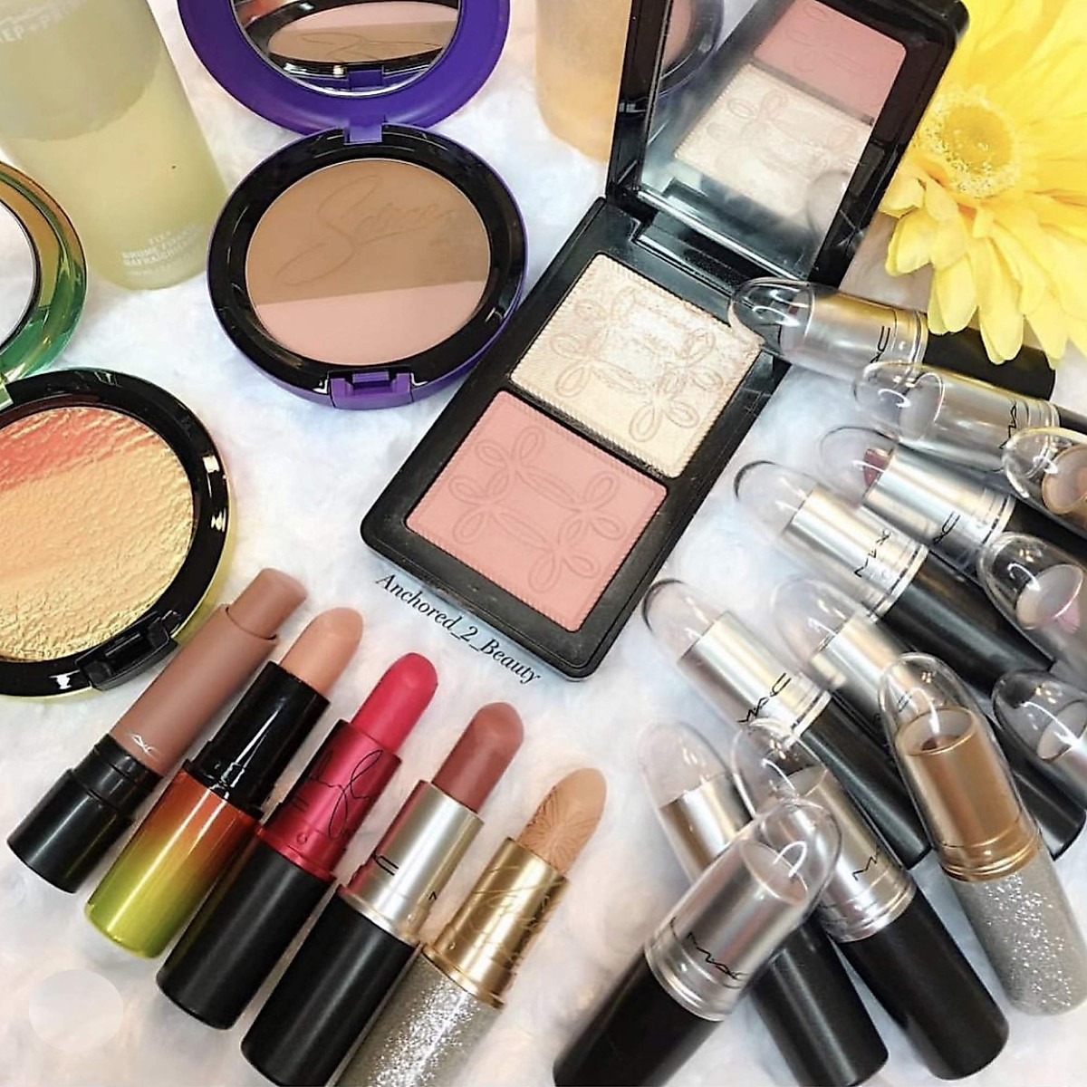 Clear Acrylic Lipstick Caps - Replaces Original Individual MAC Lipstick Caps - See Your Favorite Lipstick Color Easily (24 Pack)