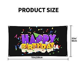 Custom Banners and Signs for Outdoor 6'x3' Customize Personalized Photo Text Background Banner Printing Decoration Backdrop for Birthday Party Business Graduation Wedding Event