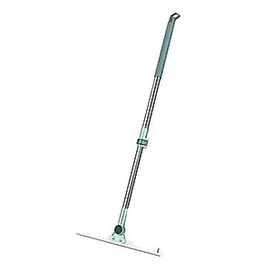 Broom Silicone, Retractable Silicone Floor Scraper Bathroom Wiper 35cmsiliconegroundscrape, Silicone Scraper Broom Wiper & Floor Mop, Rubber Broom for Pet Hair Hardwood Floor(50cm)
