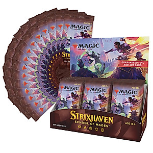 Magic: The Gathering Strixhaven Set Booster Box | 30 Packs (360 Magic Cards)