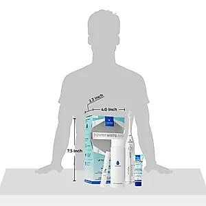 LUSTER Premium White Pro Sonic Dental Teeth Whitening System with Power Sonic Toothbrush