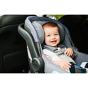 Vista V2 Stroller -Stella (Grey Brushed mélange/Silver/Chestnut Leather) + MESA Infant Car Seat - Jake (Black)