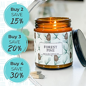 Moonlight Makers “Biscuits With The Boss” Funny Scented Candle, Vanilla Candle for Home, Funny Candles with Sayings, Vanilla Biscuits Soy Candle, 40+ Hour Burn Time, 9oz Amber Glass Jar