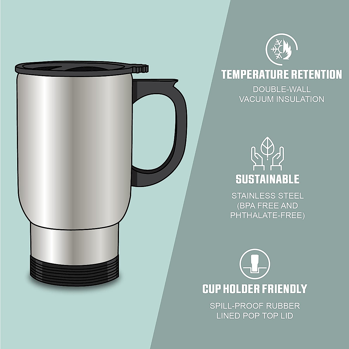 TJ Originals Budapest Coffee Mug, Budapest Hungary F1 Coffee Mugs, Budapest F1 Course Map, Best F1 Course Map Sporting, 14oz Travel Steel Mug F1 Map, F1 Gifts for Him & Her, Budapest Mug Souvenirs