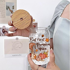 10 Sheet UV DTF Cup Wrap, Fall Theme Harvest Pumpkin Maple Leaf Rub on Transfers for Glass Crafting Glass Cups Wrap Transfer Stickers Decals Waterproof Rub on Transfers for Crafting