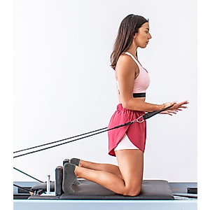 Breslatte Grip Socks Pilates Hospital Socks with Grips for Women Gripper Socks Non Slip Socks 3pair black pink grey, One Size