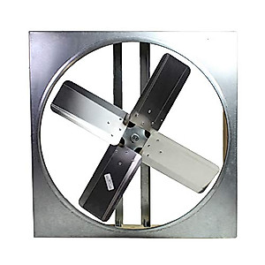 Cool Attic CX24DDWT Direct Drive 2-Speed Whole House Attic Fan with Shutter, 24 Inch