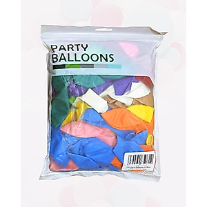 YALLOVE Latex Balloon Assorted Color, Set of 120, 12 Inch for Helium or Air Use, Thickened Balloons for Baby Shower Birthday Grad Party Arch Stand Decorations
