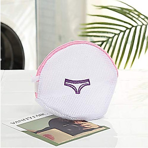 ChezMax Thicken Mesh Laundry Bags Durable Honeycomb Clothing Washing Bag Set Delicate Embroidery Laundry Bags For Laundry Blouse Bra Hosiery Stocking Underwear Lingerie 4Pcs