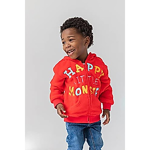 Sesame Street Elmo Infant Baby Boys Zip Up Hoodie 18 Months