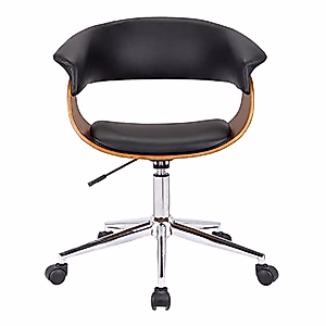 Armen Living Bellevue Office Chair, Black