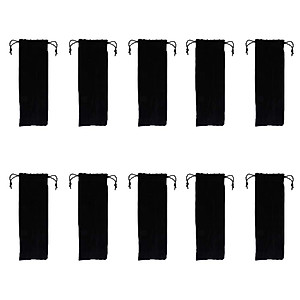 Straw Carrying Case, Straw Pouch, Safety and Reusable Straw Case, Travel Bag for Drinking Straws/Utensil/Chopsticks (9.6 x 3 Inch)