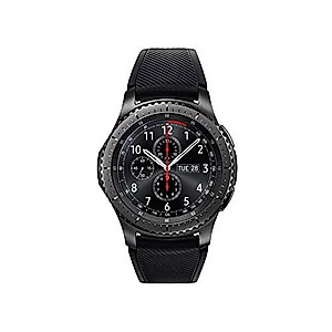 SAMSUNG GEAR S3 FRONTIER Smartwatch 46MM (Bluetooth Only) - Dark Grey (Renewed)