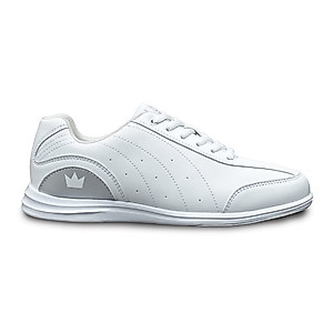Brunswick Mystic Wht/Slvr Womens Bowling Shoes (us_Footwear_Size_System, Adult, Women, Numeric, Medium, Numeric_11)