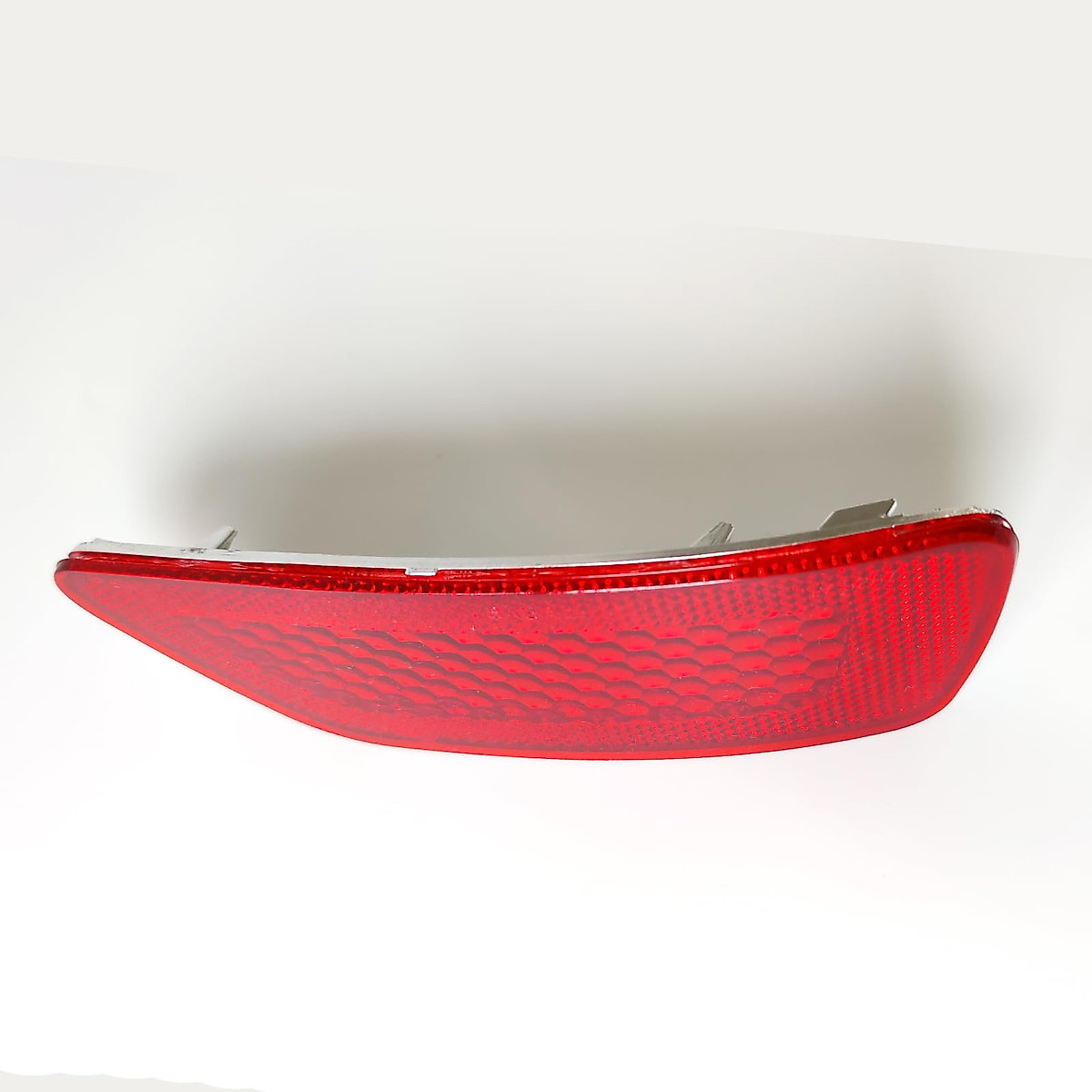 WGOHUI 57010720AC Right Passenger Side Rear Reflector Light Compatible with Jeep Grand Cherokee 2011-2021, Jeep Compass 2011-2017, Dodge Journey 2011-2020 with Fascia, Red Lens, CH1185100