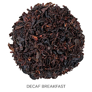 Tea Forte Decaf Breakfast Decaffeinated Black Tea, Loose Tea Canister Makes 35-50 Cups, 3.53 Ounces