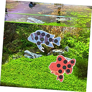 ULTECHNOVO 5 Sets LCD Thermometer Sticker by Numbers Aquarium Thermometer Color Stickers Cartoon Stickers Terrarium Water Temperature Tester Aquarium Sticker Fish Tank Liquid Crystal Paper