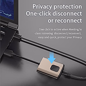 Renkchip Wireless HDMI Transmitter and Receiver, 1080P/60Hz Output with VGA/HDMI Interface, for Streaming Video/Audio to HDTV/Projector，No Drive Required