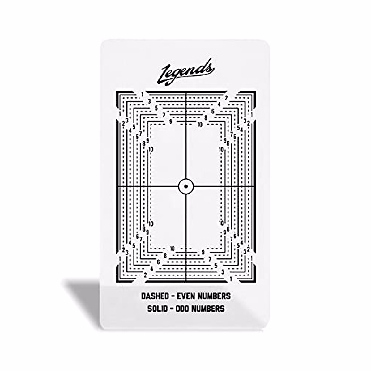 Legends Card Grading Centering Tool with Cleaning Cloth Kit Material for PSA - BGS - Graded Card Submissions Card Center Tool