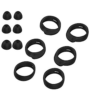 Samsung Galaxy Buds Replacement Eartips 3 Pairs(LMS), Silicone Wingtips 3 Pairs(LMS) Fit in The Case for Samsung Galaxy Buds/Galaxy Buds+ Plus True Wireless Earbuds