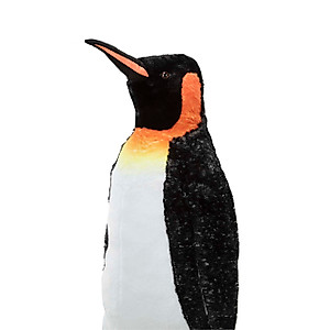 Melissa & Doug Giant Lifelike Plush Emperor Penguin Standing Stuffed Animal (3.4 Feet Tall) - Plush Toy