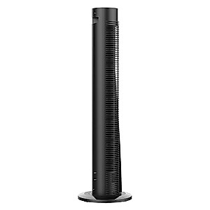Vornado OSC73 37" Whole Room Air Circulator Tower Fan with Remote Control, Black