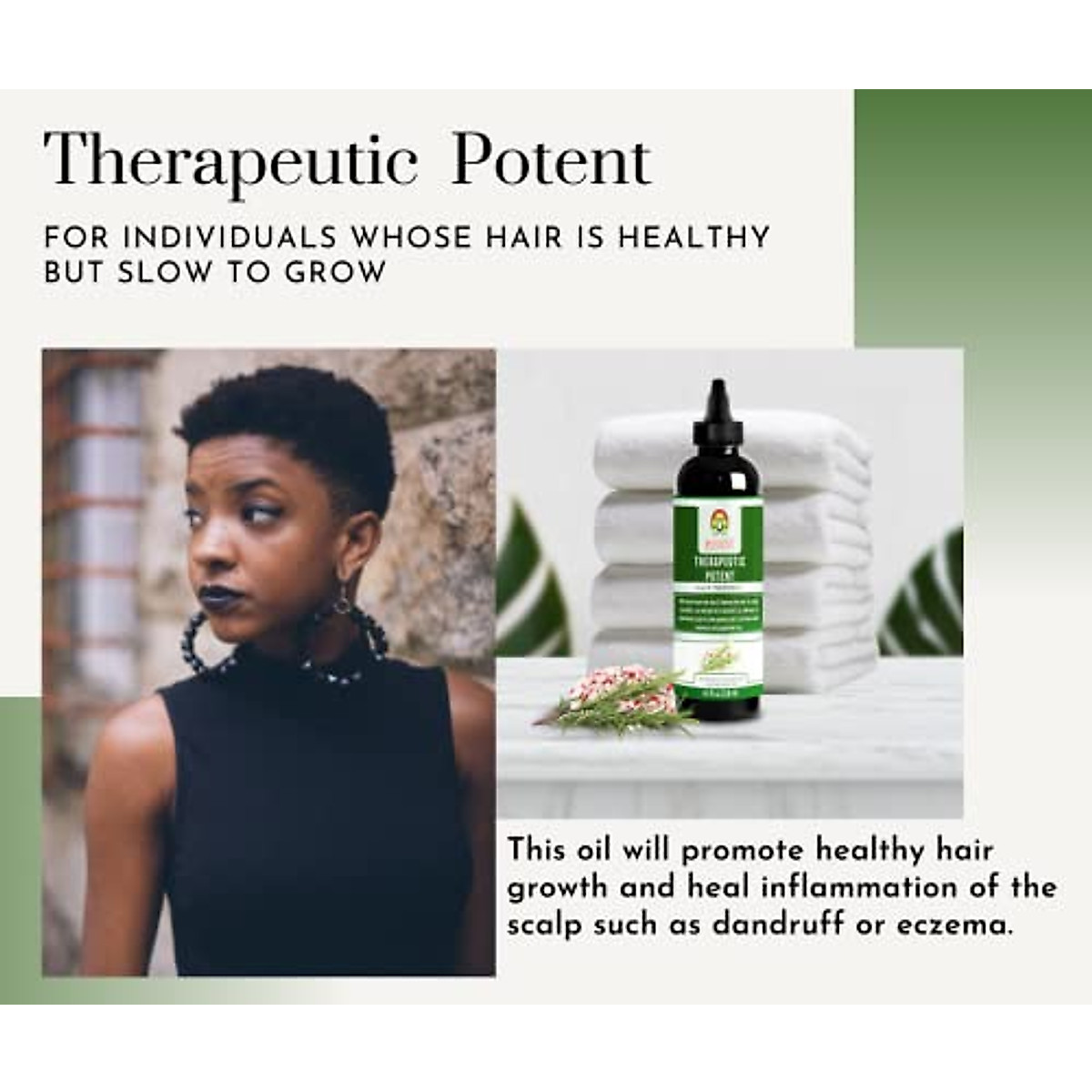 Therapeutic Potent Jamaican Black Castor Oil Scalp Treatment (SLOW GROWING HAIR)