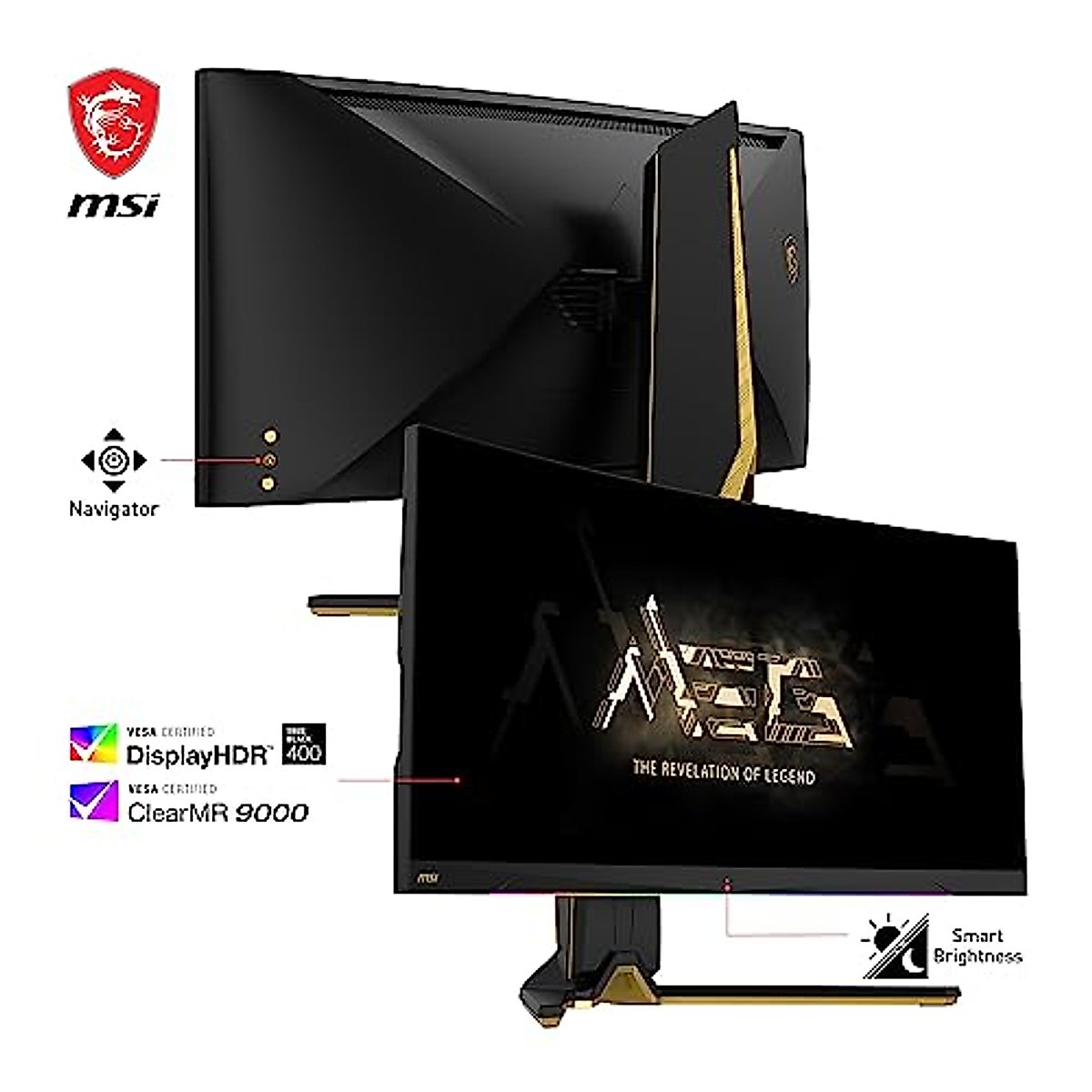MSI MEG 342C QD OLED, 34" Curved Gaming Monitor, 3440 x 1440 (UWQHD), OLED, 0.1ms, 175Hz, FreeSync Premium, HDR 400, HDMI, DP Port, USB Type C, Tilt, Height