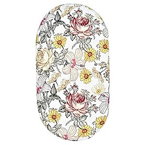 Stretchy Bassinet Sheet, Breathable Universal Cradle Sheet for Rectangle, Oval, or Hourglass Bassinet Pads/Mattress, Ultra Soft Fitted Sheets for Baby Boys Girls
