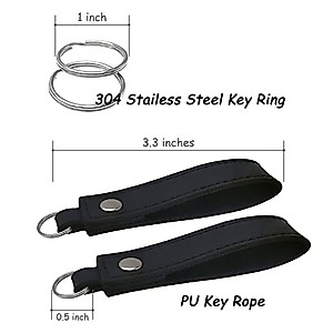 waymei Silicone Key Fob Cover Remote Keyless Case Protector Compatible with 2008-2019 Subaru Crosstrek Forester Impreza Legacy Outback Tribeca WRX STI XV Crosstrek (4 Buttons Black with Red)